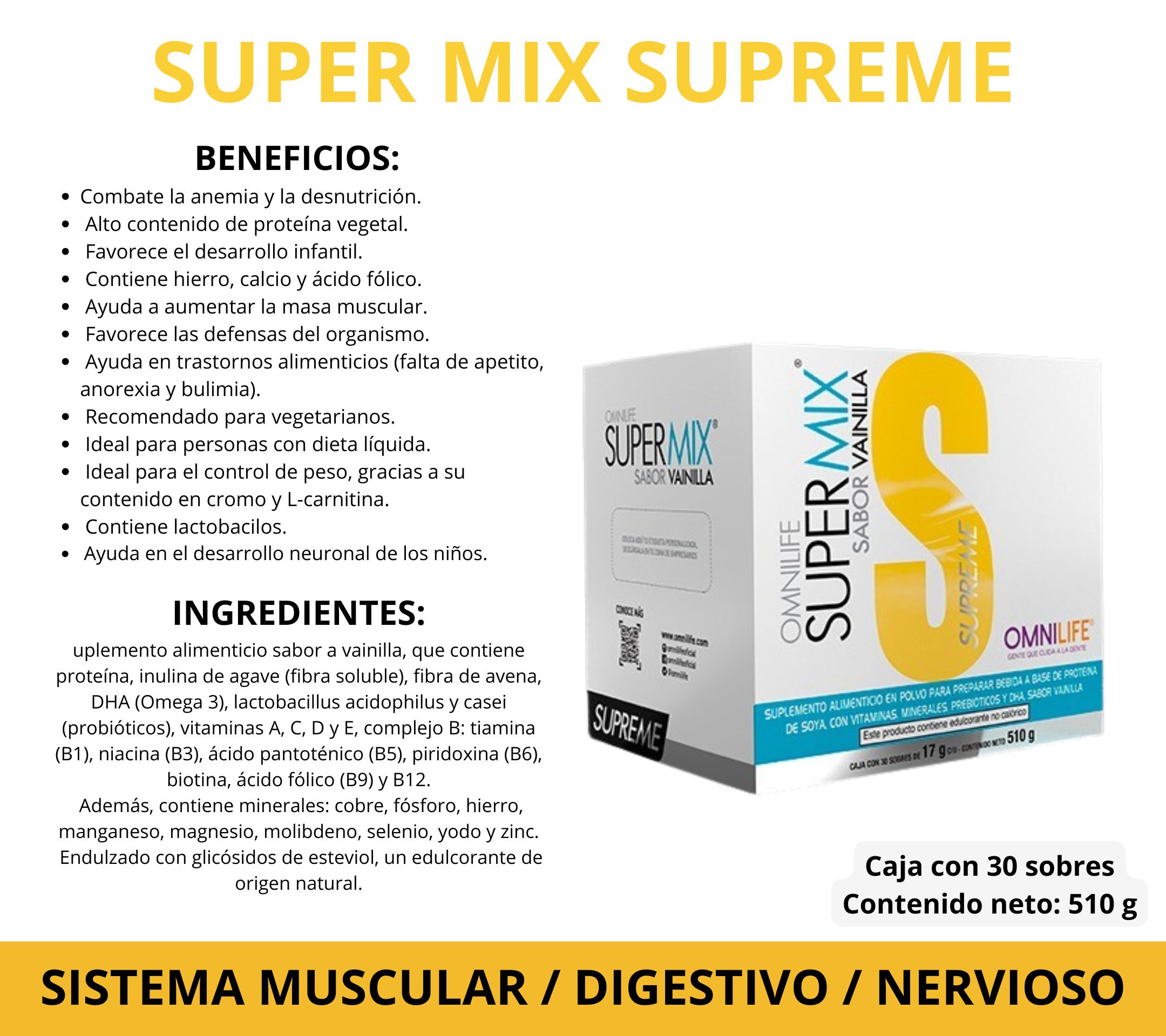 SUPER MIX SUPREME - Omnilife Nutrición