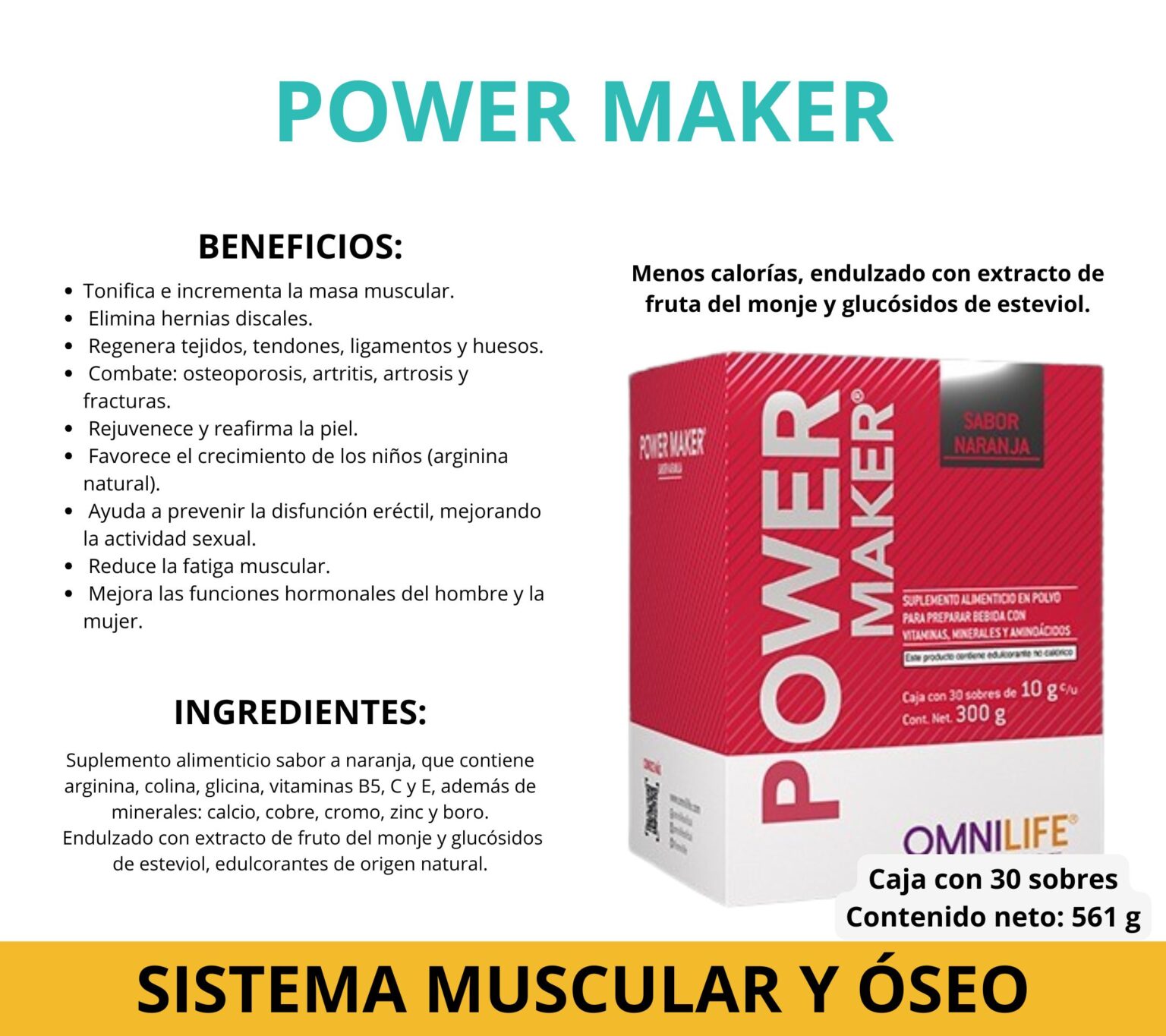 POWER MAKER - Omnilife Nutrición