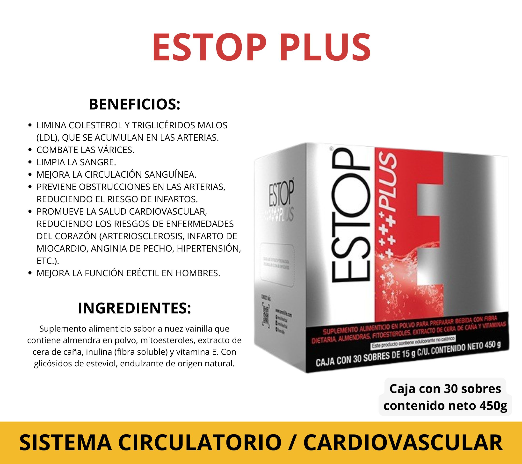 ESTOP PLUS - Omnilife Nutrición
